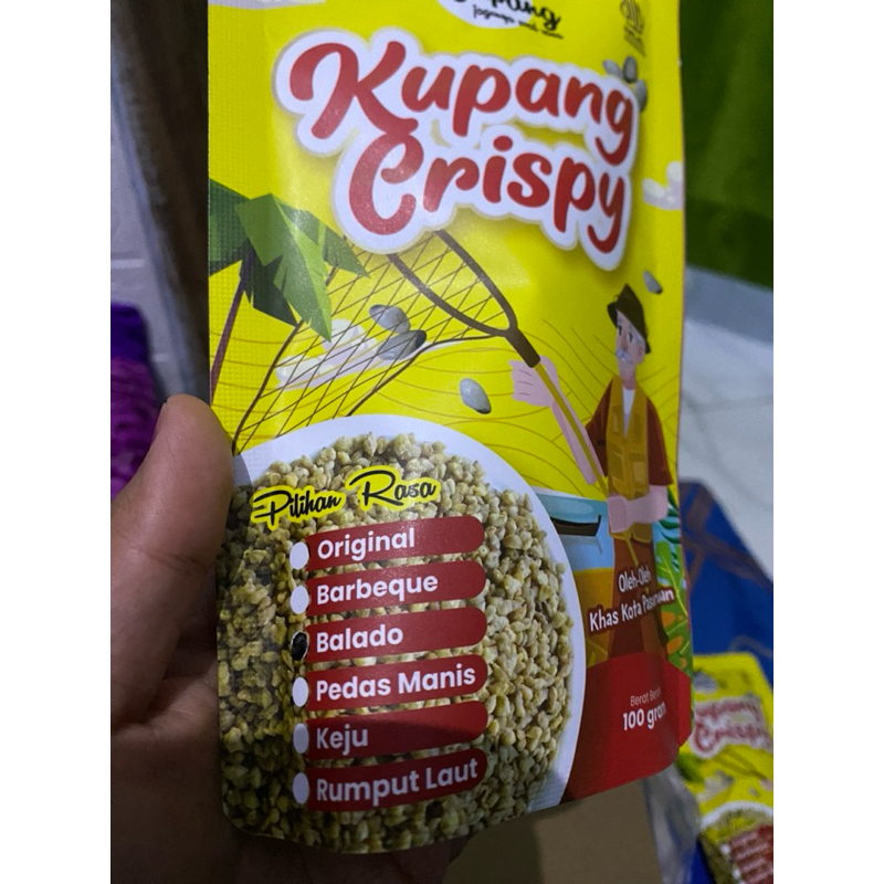 Jual ngupang (kupang crispy) oleh-oleh khas kota pasuruan | Shopee ...