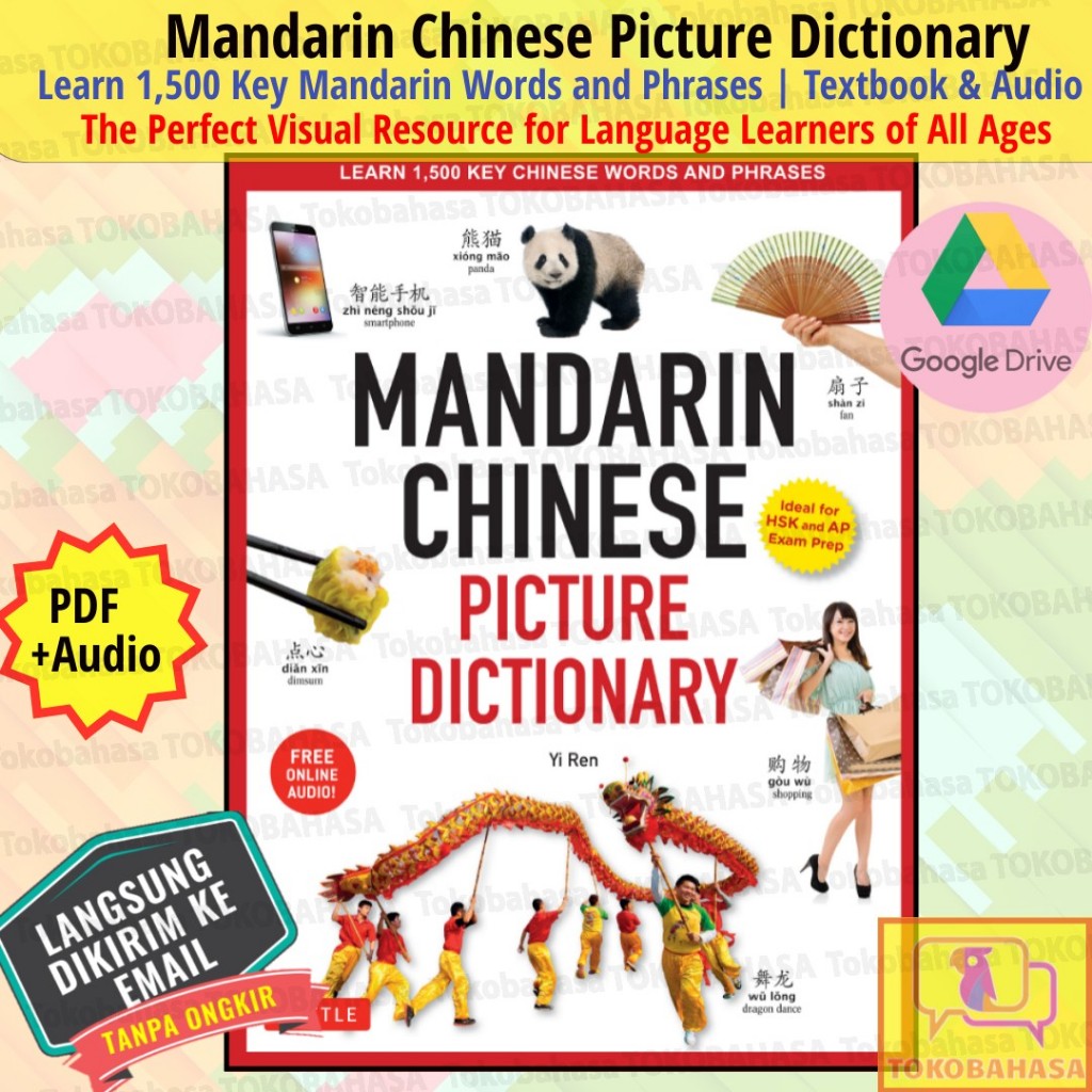 Jual [file] Mandarin Chinese Picture Dictionary | + Audio | Kamus ...