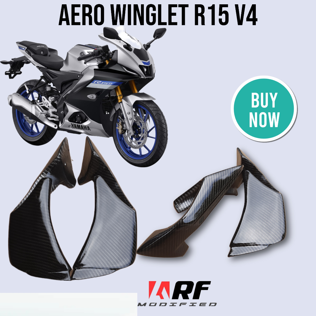 Jual Aero Winglet R15M aero fairing R15 V4 model Gp | Shopee Indonesia