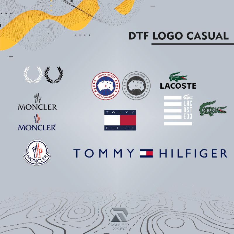 Jual LOGO CASUAL 1 SABLON DTF PRESS SETRIKA | Shopee Indonesia