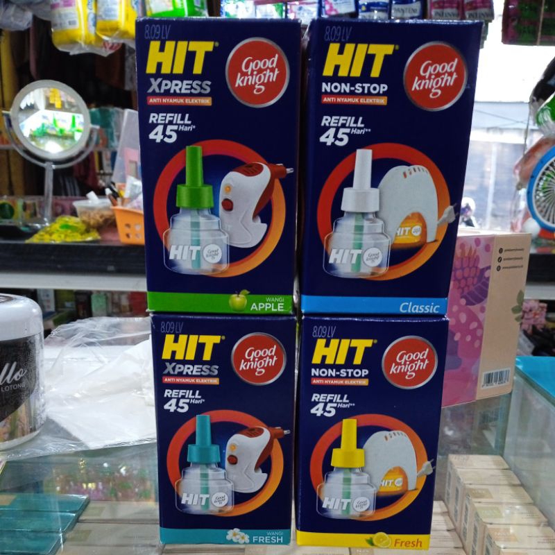 Jual HIT NON STOP ANTI NYAMUK LIQUID REFFIL 33ML | Shopee Indonesia