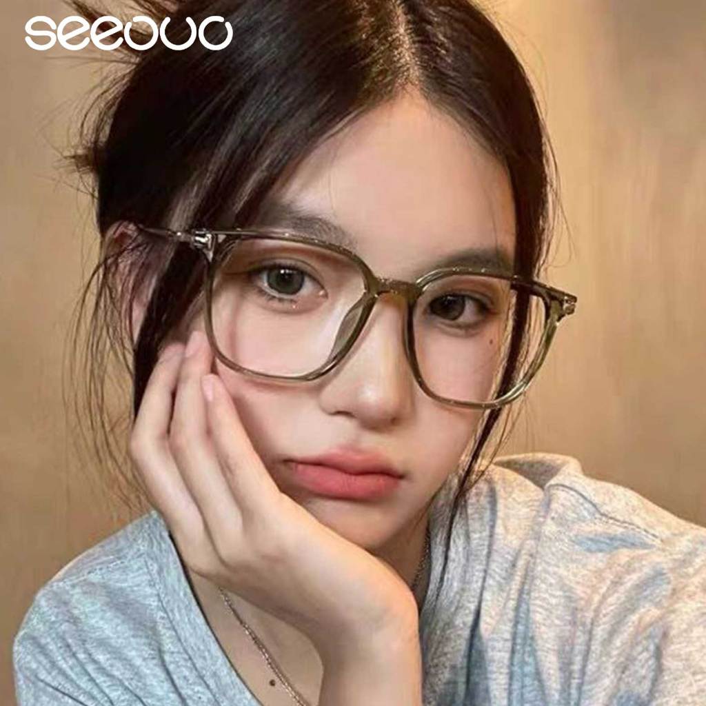 Jual Seeouo Kacamata Antiradiasi Blueray Fashion Pria Wanita Bentuk Kotak Bahan Tr90 Bisa Minus ...