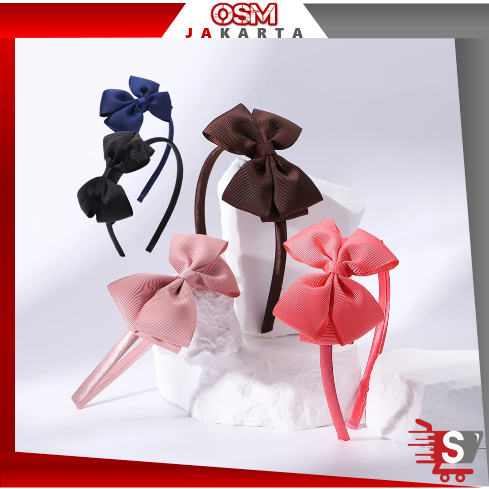 Jual OSM JKT F6074 Bando Anak Motif Pita Simple / Bando Pita Mode Ikat ...