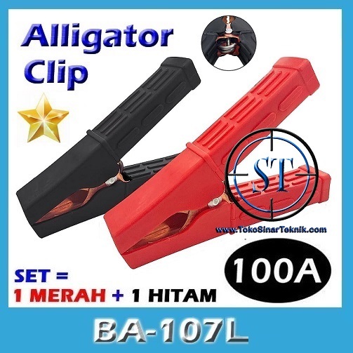Jual Capitan Aki Golden Plat Tembaga 100A Alligator Clip Klip Besar ...