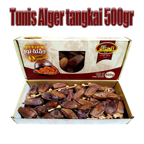 Jual Alger tangkai Kurma tunis tangkai 500gr | Shopee Indonesia