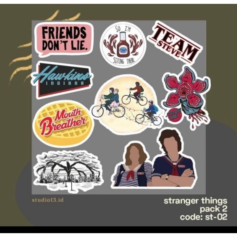 Jual Stiker Stranger Things series | Shopee Indonesia