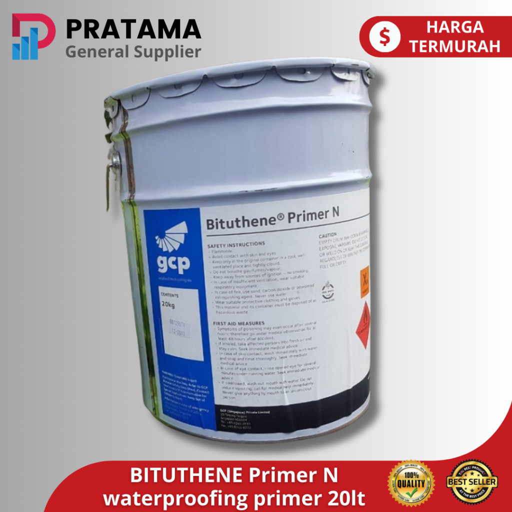Jual BITUTHENE Primer N / waterproofing primer bitumen kedap air 20lt ...