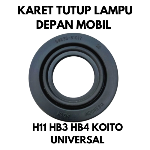 Jual KARET TUTUP LAMPU DEPAN MOBIL H11 HB3 HB4 KOITO UNIVERSAL | Shopee ...