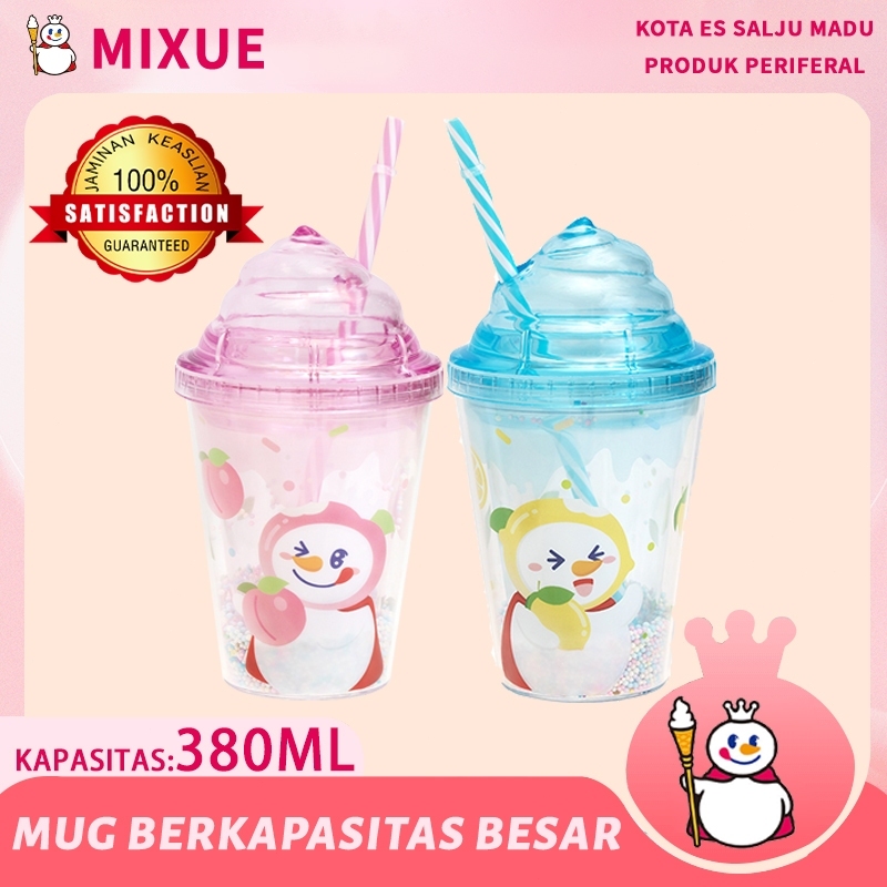 Jual MIXUE Snow King Sundae Cup 330ml Original MIXUE Snow King Gelas ...