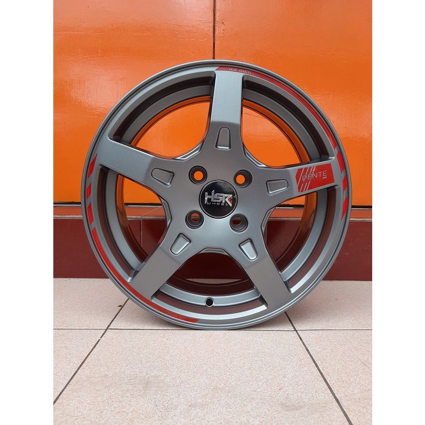 Jual VELG MOBIL RACING RING 15 HSR PENTE R15 LEBAR 6,5 BRIO AGYA AYLA SIGRA CALYA VIOS FREED ...