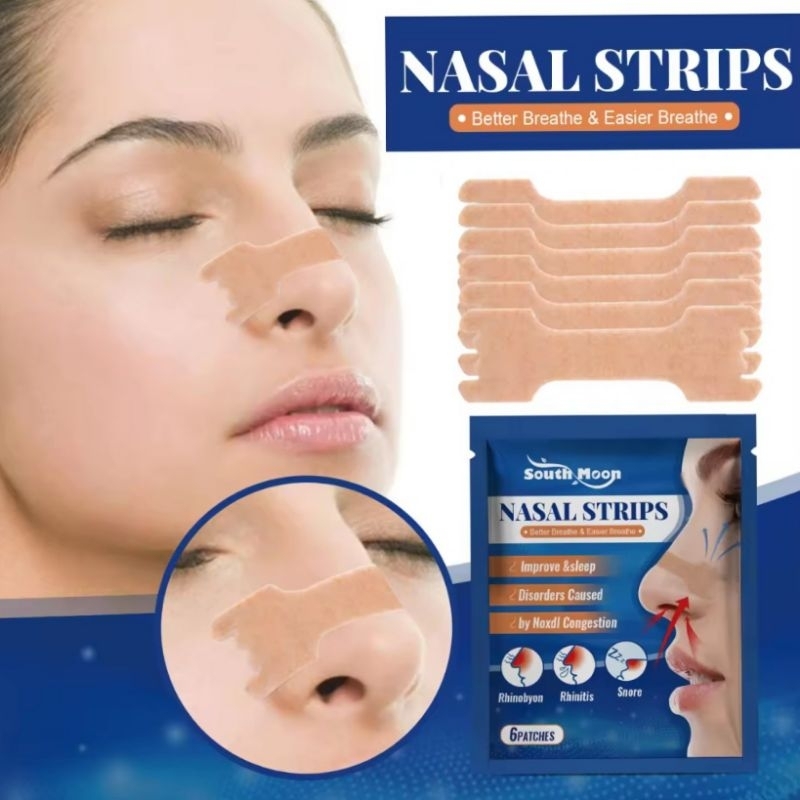 Jual Tempelan hidung/Strip plester pelega pernafasan isi 6 strips ...