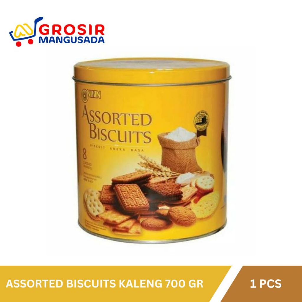 Jual Nissin Assorted Biscuits Kaleng 700gr | Shopee Indonesia