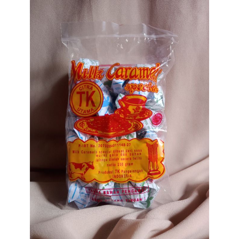 Jual permen susu/milk caramels/oleh oleh khas pangalengan(250 gram ...