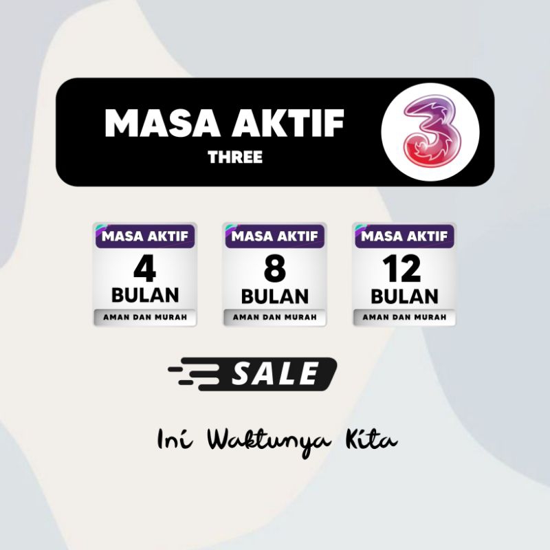 Jual PERPANJANGAN MASA AKTIF THREE | Shopee Indonesia