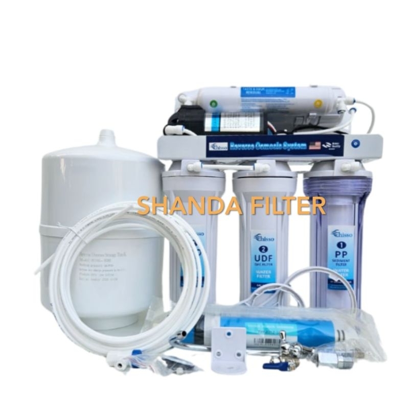 Jual Mesin Reverse Osmosis (RO) Chisso 100 Gpd 5 Step / Filter Air ...