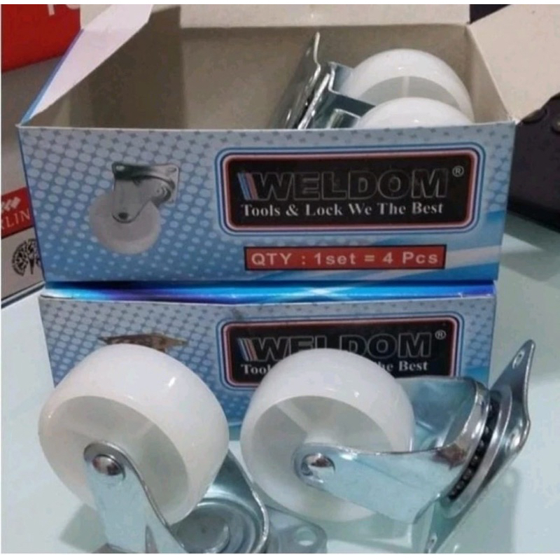 Jual Roda Etalase 2” Gepeng | Shopee Indonesia