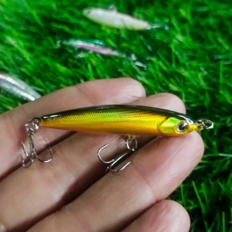 Jual lure mini flutter swimbait 5cm/3.5g | Shopee Indonesia