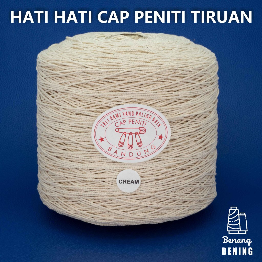 Jual TALI RAMI / BENANG KASUR / HEMP ROPE / HEMP CORD / JUTE CORD Butek ...