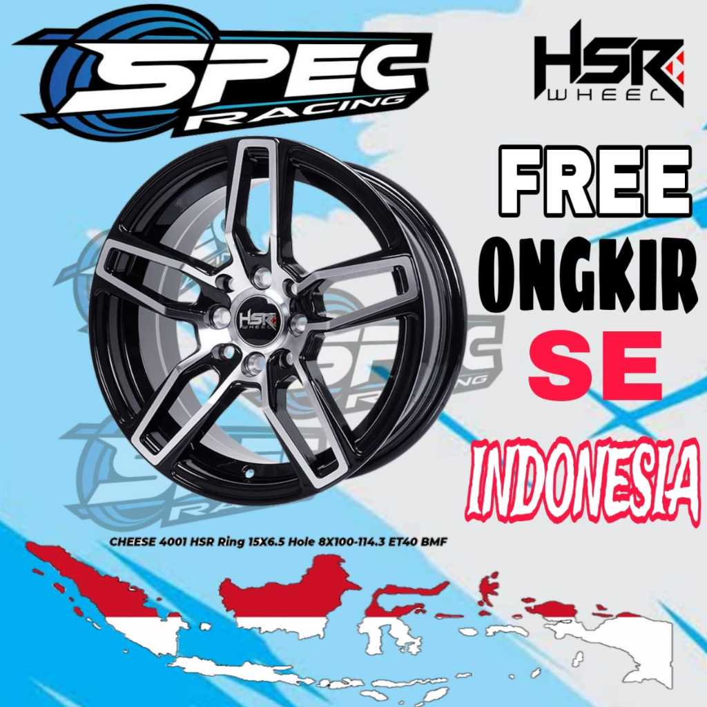 Jual Velg Mobil Ring 15 HSR CHEESE Velg R15 Avanza Livinna Mobilio Brio Agya Sigra Sirion Calya ...