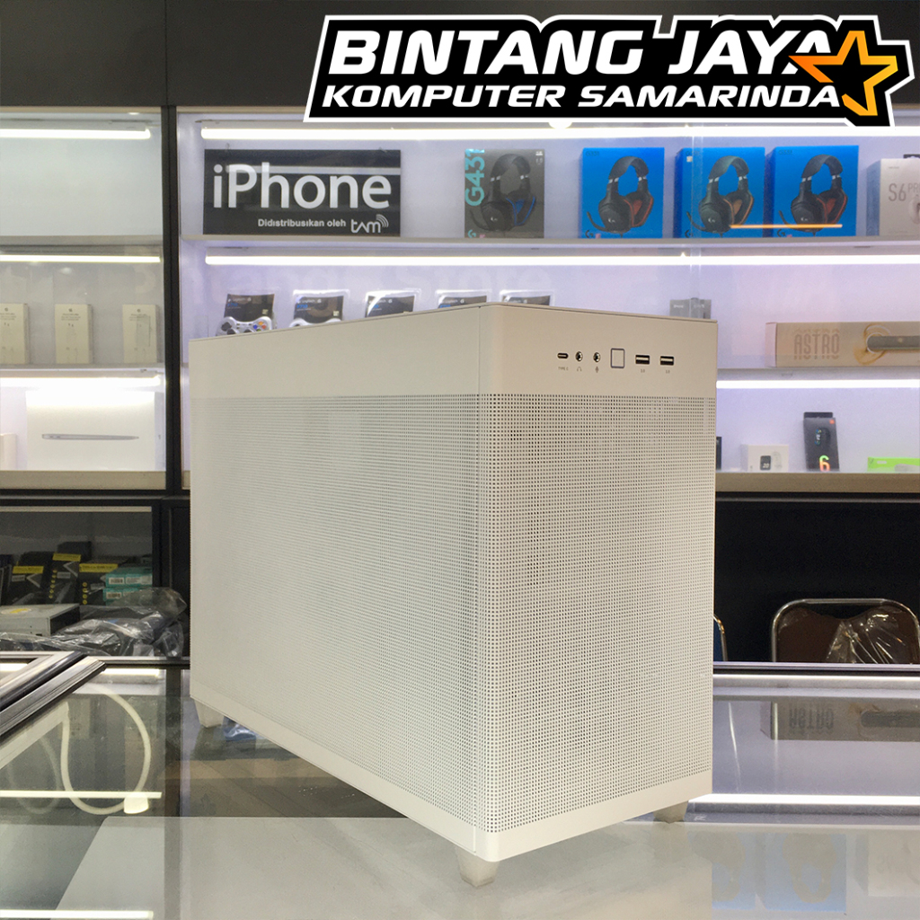 Jual Casing PC Asus Prime AP201 M-ATX Full Filter Mesh - White | Shopee ...