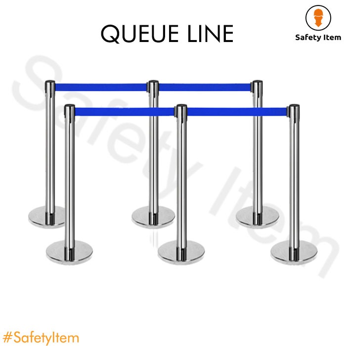Jual Tiang Antrian / Queue Line Separator Stainless | Shopee Indonesia