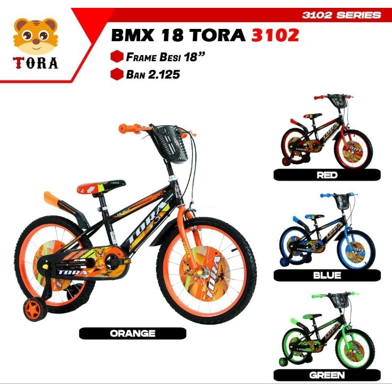 Jual Sepeda Anak BMX Ukuran 12 / 16 / 18 Centrum 6626 / TORA / VELION ...