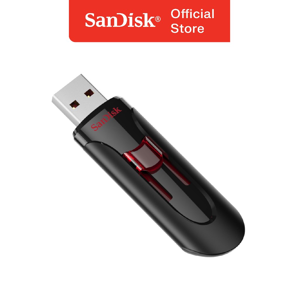 Jual Flashdisk SANDISK 16GB 32GB 64GB 128GB Cruzer Glide CZ600 ...