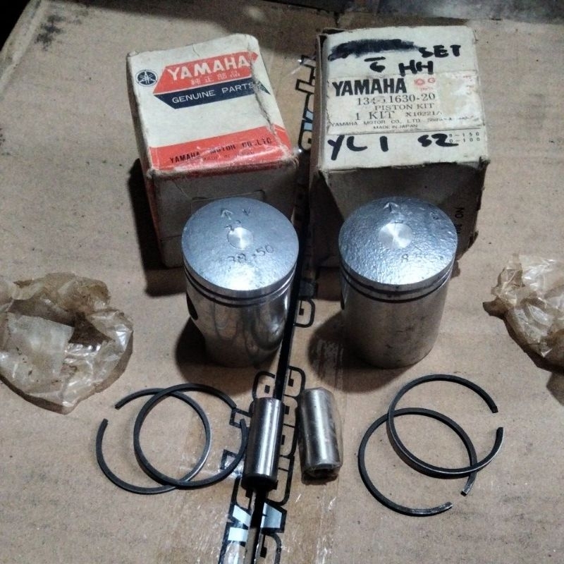 Jual seher seker piston set ring piston pen piston yamaha twin yl yl1 oversaize 50 OS50 | Shopee ...