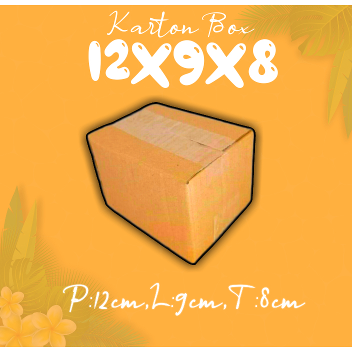 Jual KARTONBOX 12X9X8(KARDUS MINI/KARDUS PACKING/KARDUS MURAH) | Shopee ...