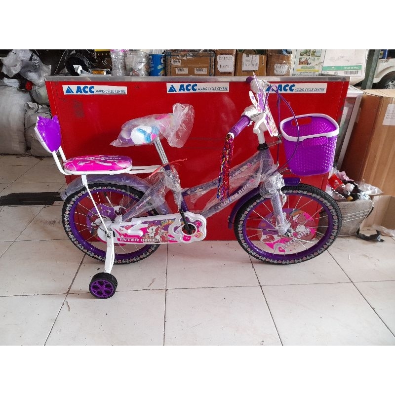 Jual Sepeda Anak Perempuan Mini Keranjang Uk 16 18 Inch Interbike 179 ...