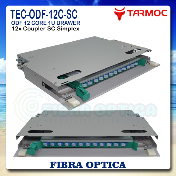 Jual Fiber Optic ODF/OTB 12 Core SC Lengkap Rackmount | ODF 12C SC ...
