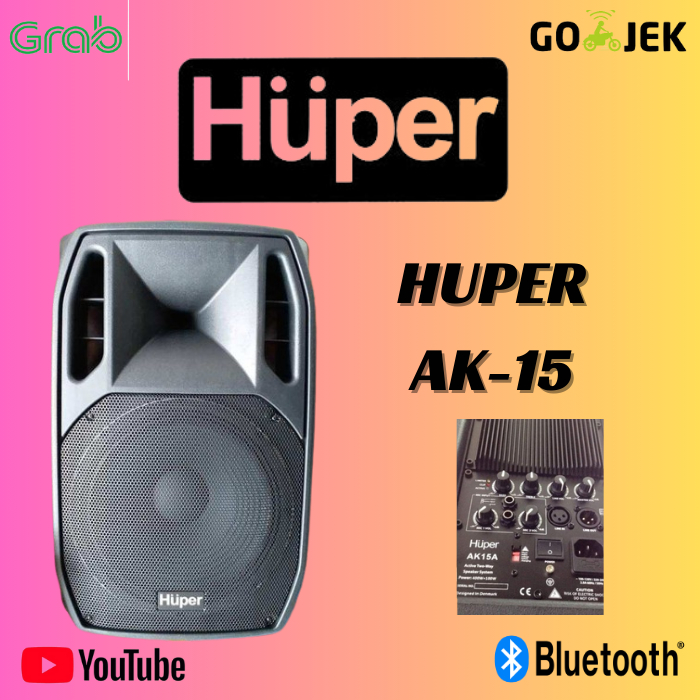 Jual SPEAKER AKTIF HUPER AK-15 / AK15 / AK 15 15 INCH HARGA SEPASANG 500 WATT RESMI HUPER ...