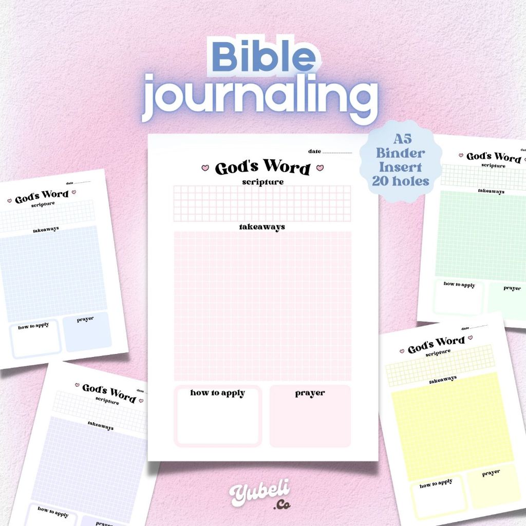 Jual Bible Study Binder Insert | Daily Devotional | Isi Binder A5 ...