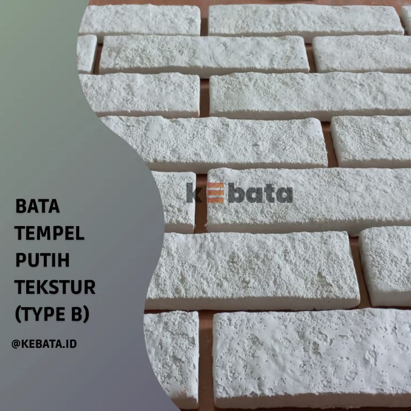 Jual Bata Tempel Cadas Putih uk. 6x20x1,5 cm | Shopee Indonesia