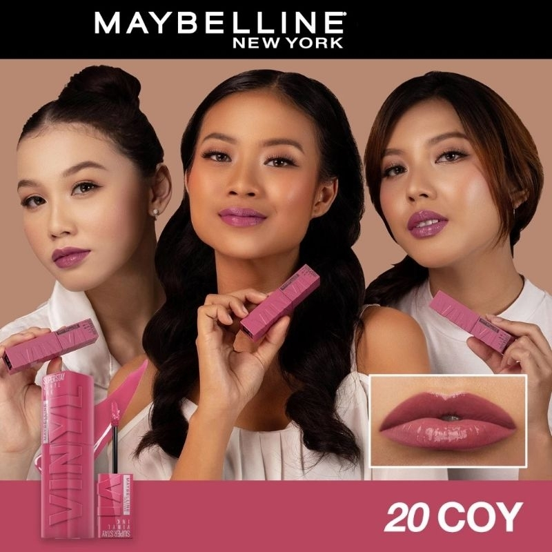Jual Maybelline Superstay Vinyl Ink Tint NEW 20 Coy | Original | Shopee ...