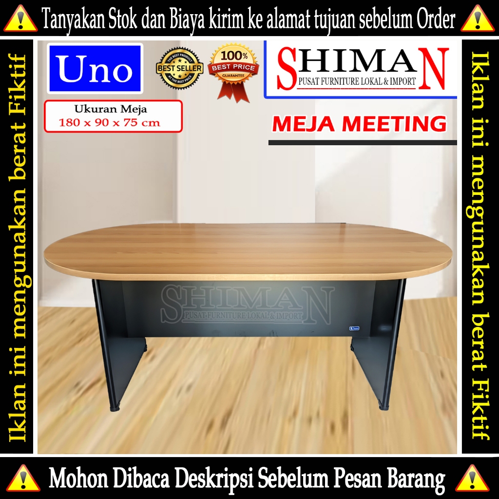 Jual Meja Meeting Oval UCT 1734 UNO / Meja Rapat / Meja Kerja | Shopee ...