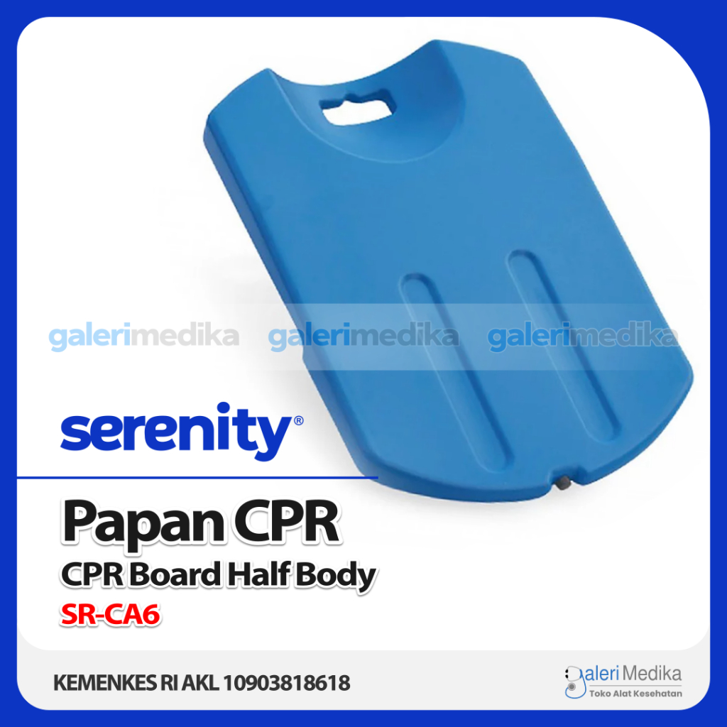 Jual Papan CPR Serenity SR-CA6 CPR Board Half Body - Alat Bantu Papan ...