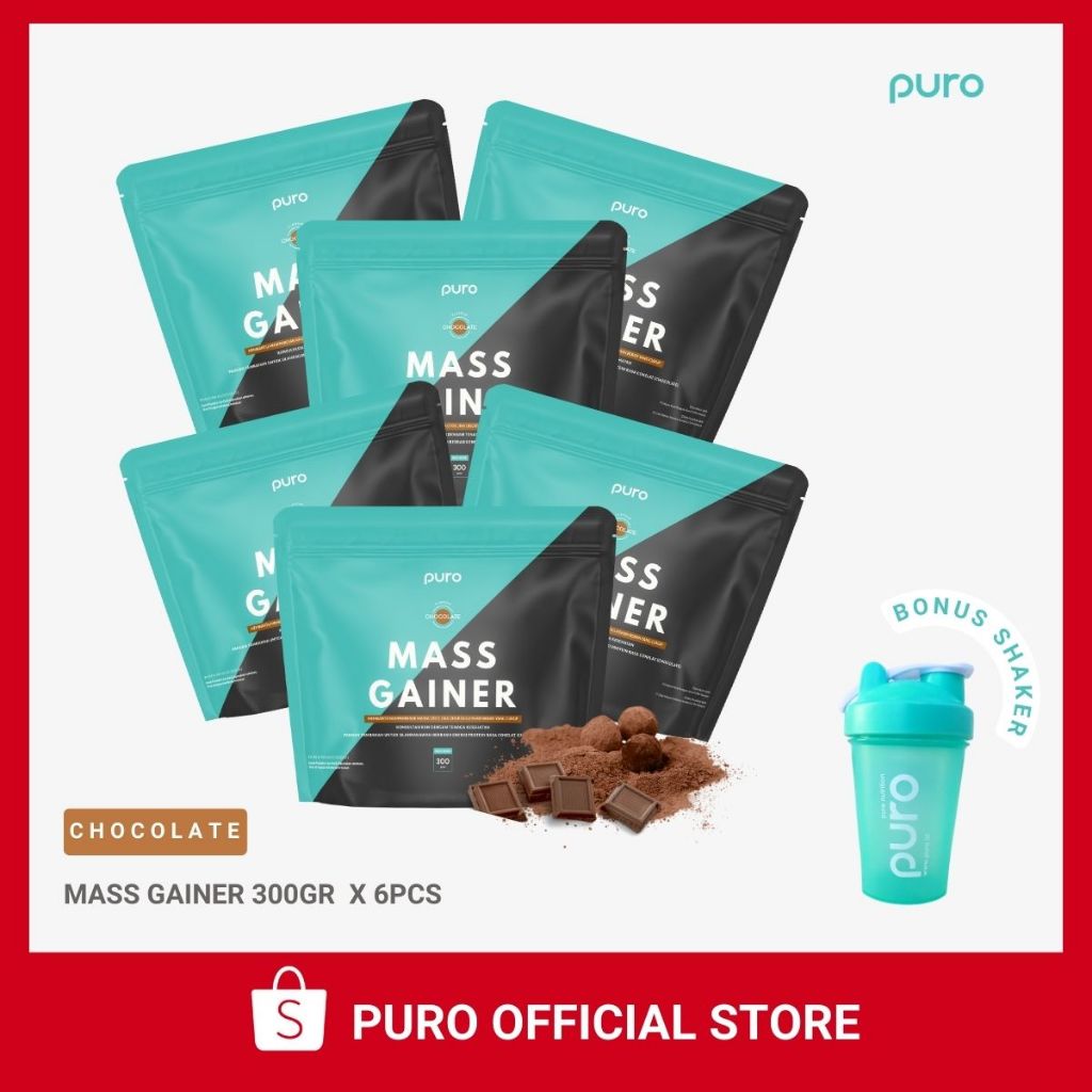 Jual PURO Mass Gainer Weight Gain Susu Protein Penambah Berat Badan ...