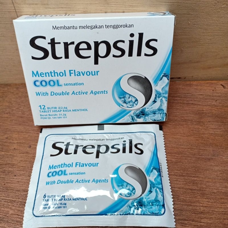 Jual Strepsil Cool Biru (1 sachet isi 8 butir) | Shopee Indonesia