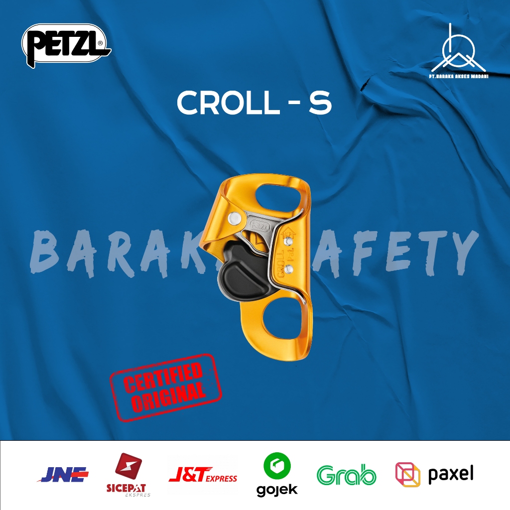Jual PETZL CROLL S Chest Rope Clamp for Professional Industrial Work ...
