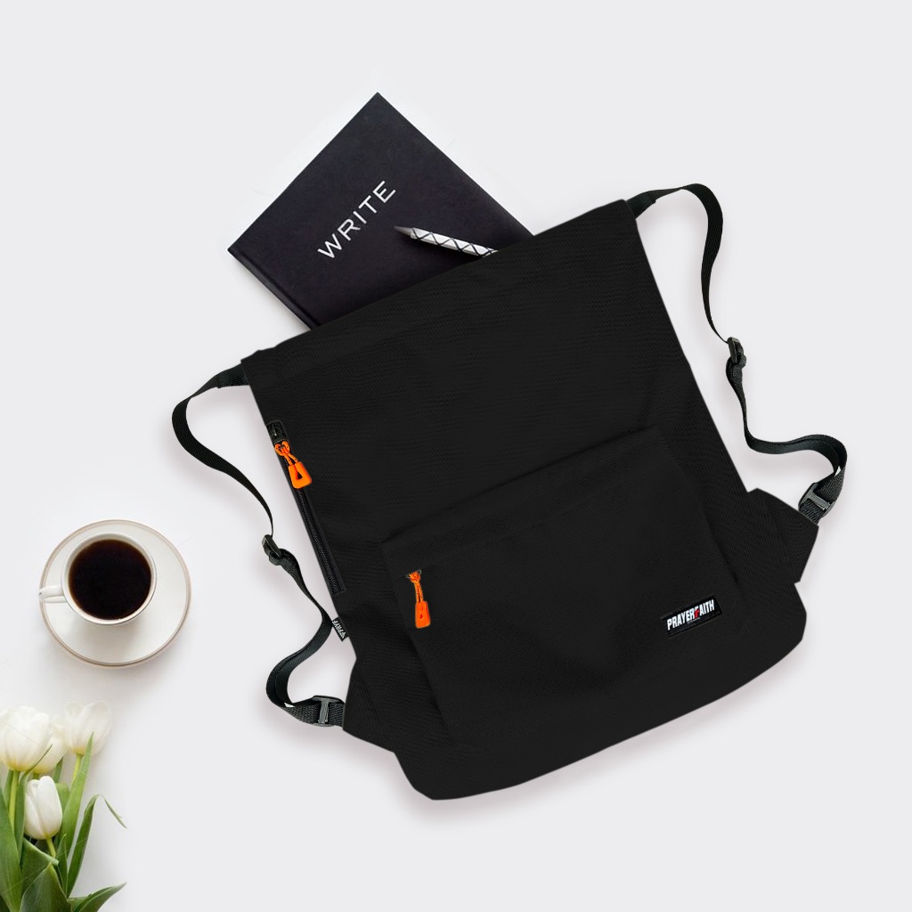 Jual Tas Ransel Serut Pria Stringbag Gendong Multifungsi | Shopee Indonesia