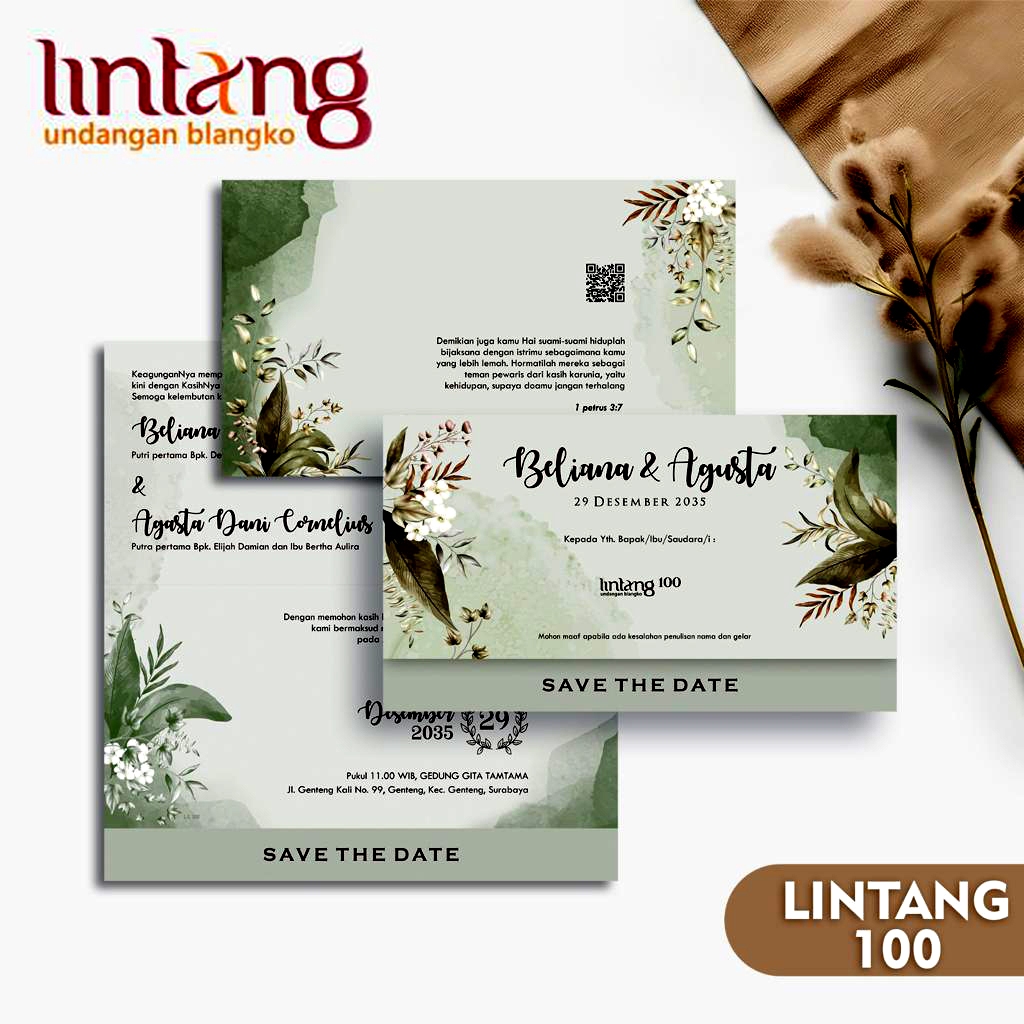 Jual Blangko Undangan Lintang 100 | Blangko Undangan | Undangan Murah ...