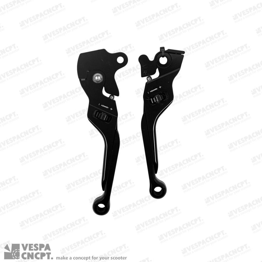 Jual Brake Lever Handle Rem Luigy Adjustable Black Vespa Sprint ...