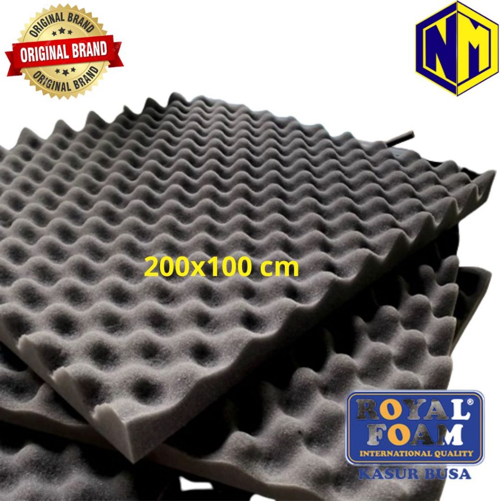Jual Busa Telur Peredam Suara - Egg Foam - Peredam Suara 200x100 cm ...