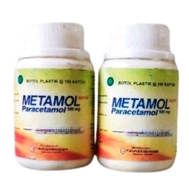 Jual METAMOL Kaptab - Paracetamol 500mg (100's /Botol) | Pamol 500mg ...