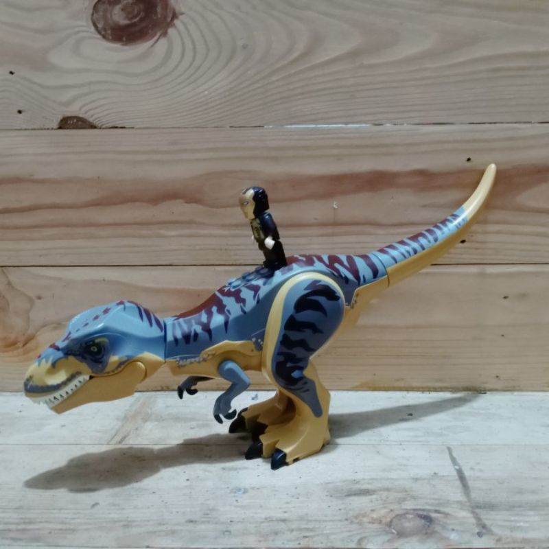 Jual lego tyranosaurus rex figure dinosaurus jurassic world grey ...