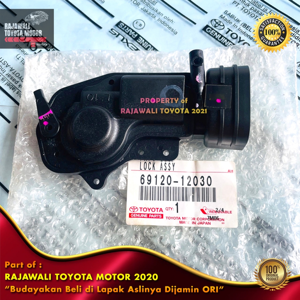 Jual Door Lock Kiri Depan Corolla AE110-AE113 Kunci Pintu New Original Toyota 69120-12030 ...
