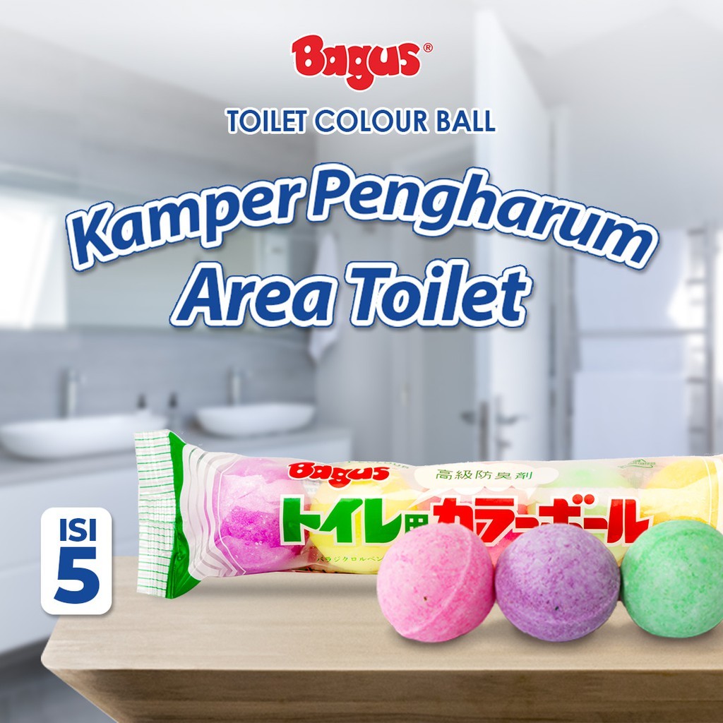 Jual Kamper Bagus Toilet Colour Ball 5 pcs 200g | Shopee Indonesia