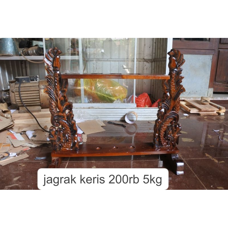 Jual jagrak keris isi 5 melamin 3d bk megantara | Shopee Indonesia