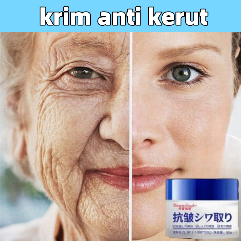 Jual Krim Pemutih dan Pelembab Wajah Anti Kerut Memudarkan Keriput Muka ...